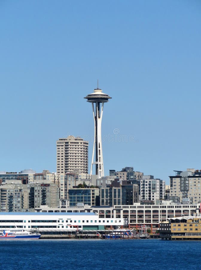 Seattle, Washington, September 14, 2017, Waterfront Views of the City ...