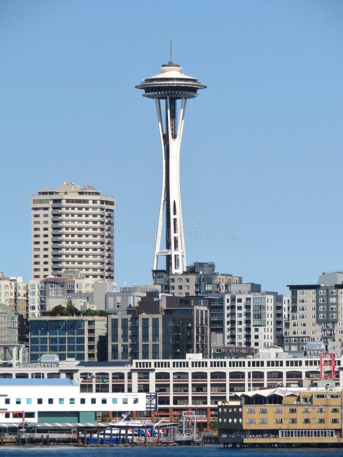 Seattle, Washington, September 14, 2017, Waterfront Views of the City ...