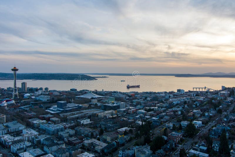 The Seattle, Washington Skyline in March 2023 Stock Image - Image of ...