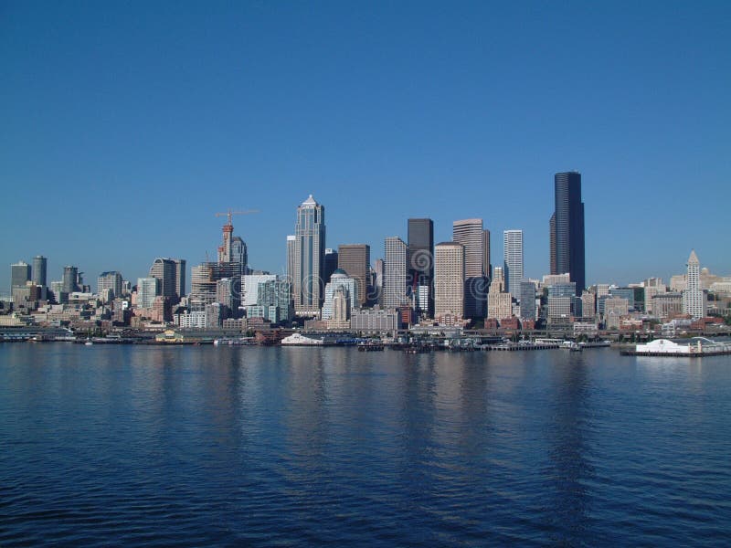 Seattle on the Water stock photo. Image of estate, high - 1138066