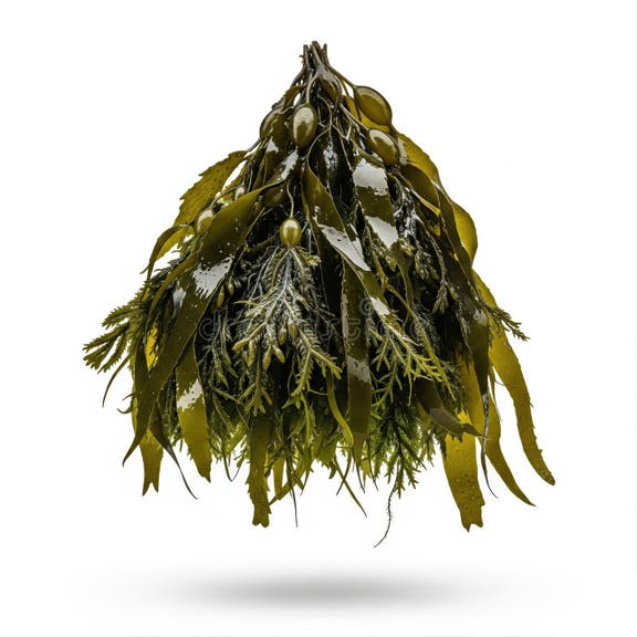 Seaweed Cluster, Dark Green Stock Photo - Illustration of fruit, dark ...