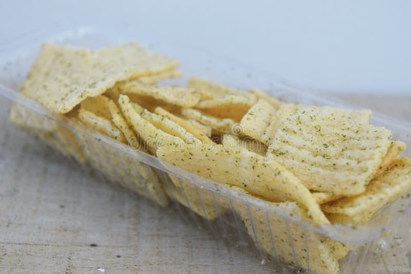 Seaweed Flavored Wave Chips are Very Delicious Stock Photo - Image of ...