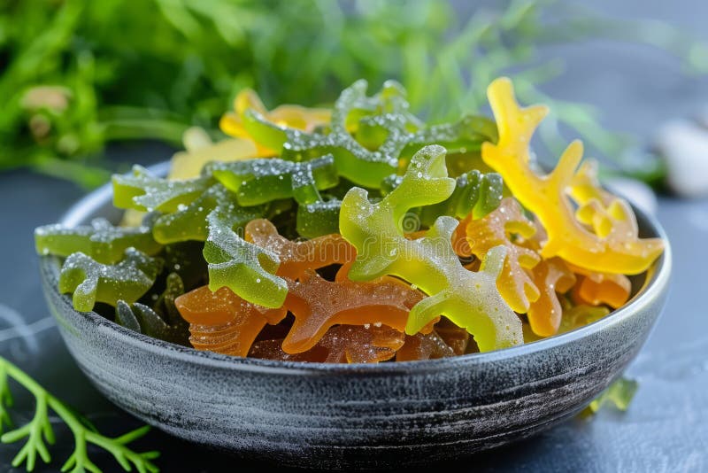 Seaweed or Sea Moss Gummy Sweets a Natural Source of Vitamins and ...