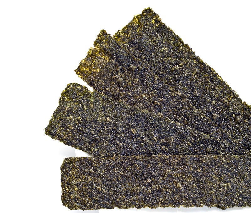 Dried seaweed stock image. Image of food, sliced, nori - 35366589
