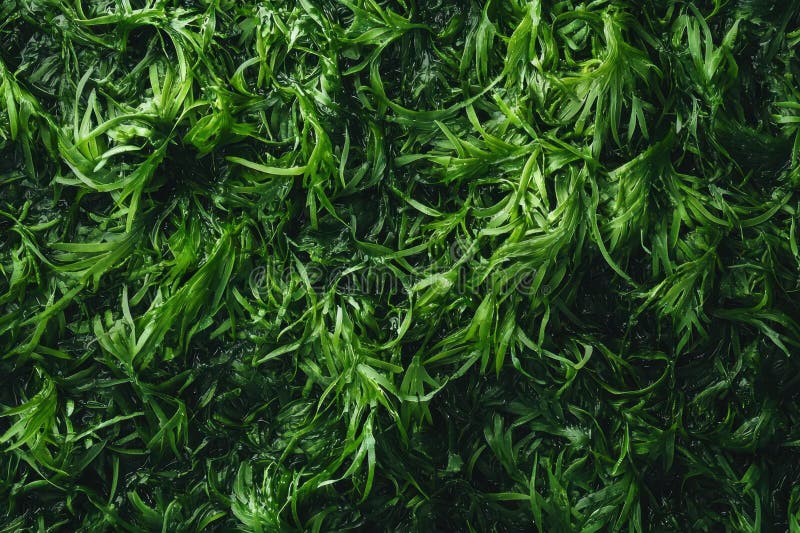 A Seaweed Texture Background Featuring Delicate, Organic Patterns ...