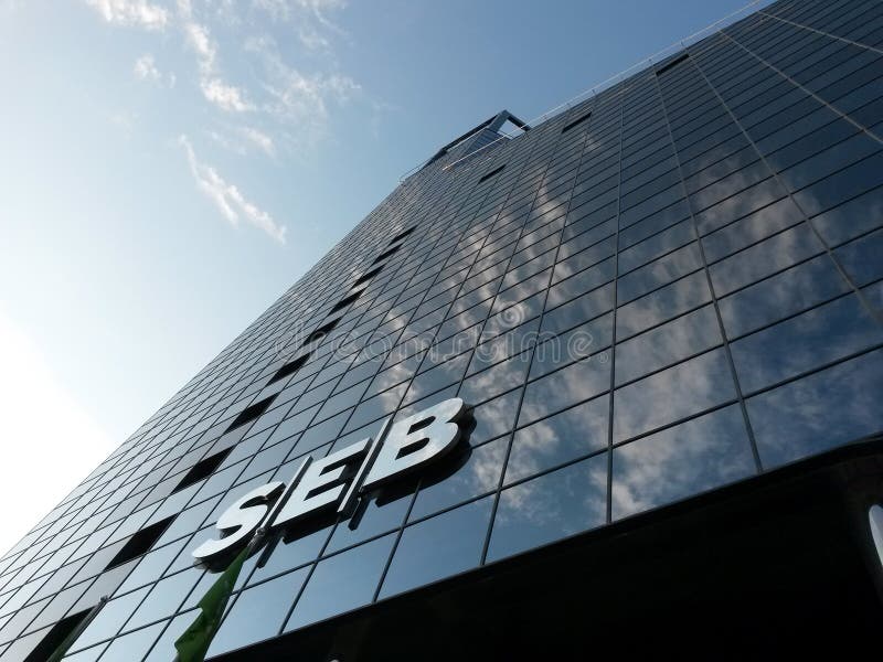 Seb editorial photo. Image of estonia, skycraper, welkin - 42854976