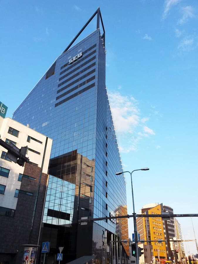 SEB editorial image. Image of bank, building, estonia - 49668745