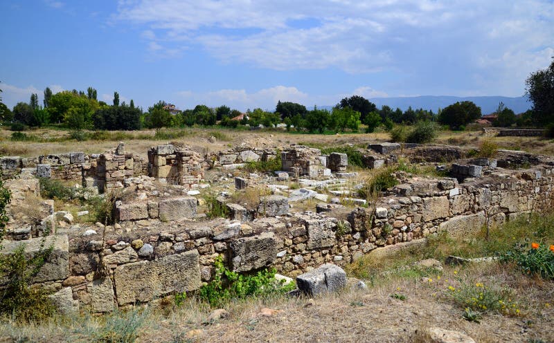 Sebaste Ancient City stock image. Image of city, ruins - 272215723