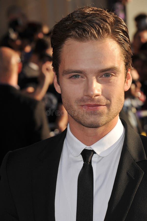 Sebastian Stan editorial stock photo. Image of arriving - 23928013