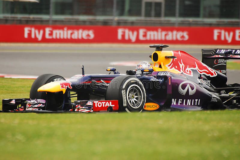 Sebastian Vettel RB9 editorial photography. Image of infiniti - 38176212