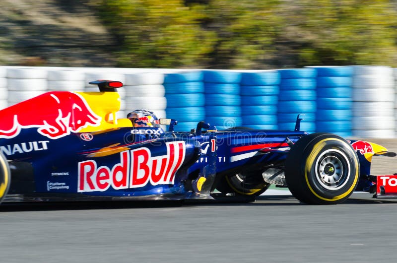 Sebastian Vettel of Red Bull Racing Team Editorial Image - Image of ...