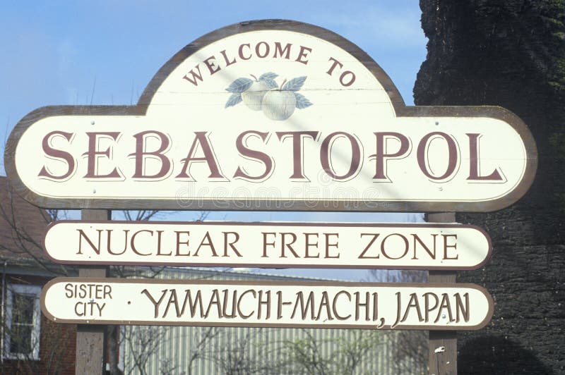 Sebastopol sign stock image. Image of town, city, road - 26284795