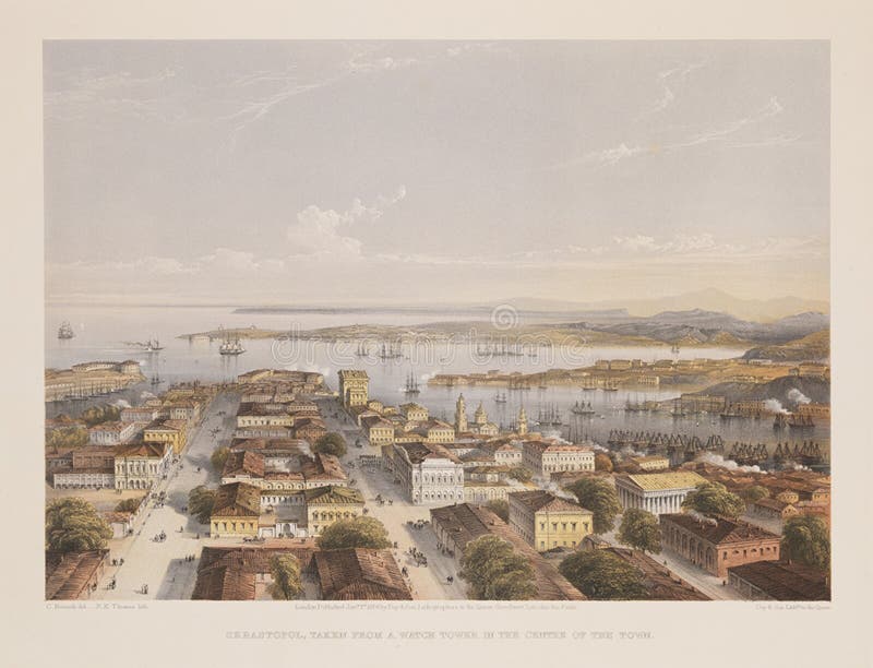 Sebastopol, Taken From A Watch Tower In The Centre Of The Town. Picture ...