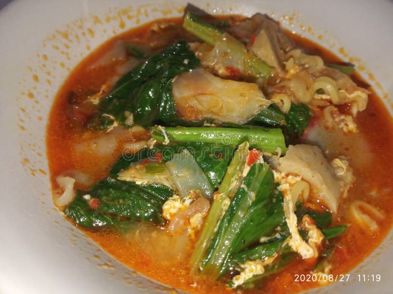 Seblak Hot Meal Bandung Indonesia Stock Image - Image of indonesia ...