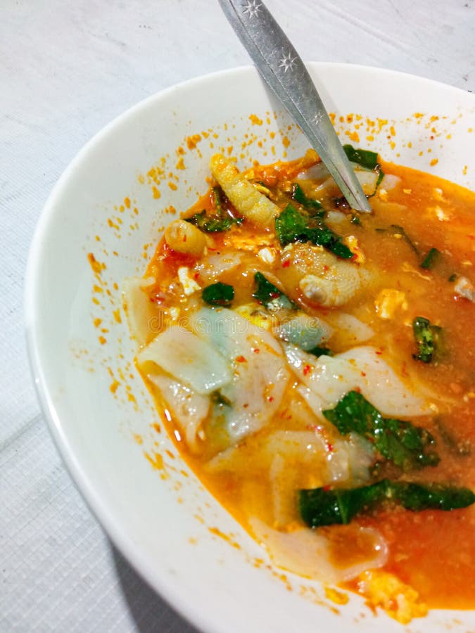 Seblak is Included in the Food Served with Spicy Stock Image - Image of ...
