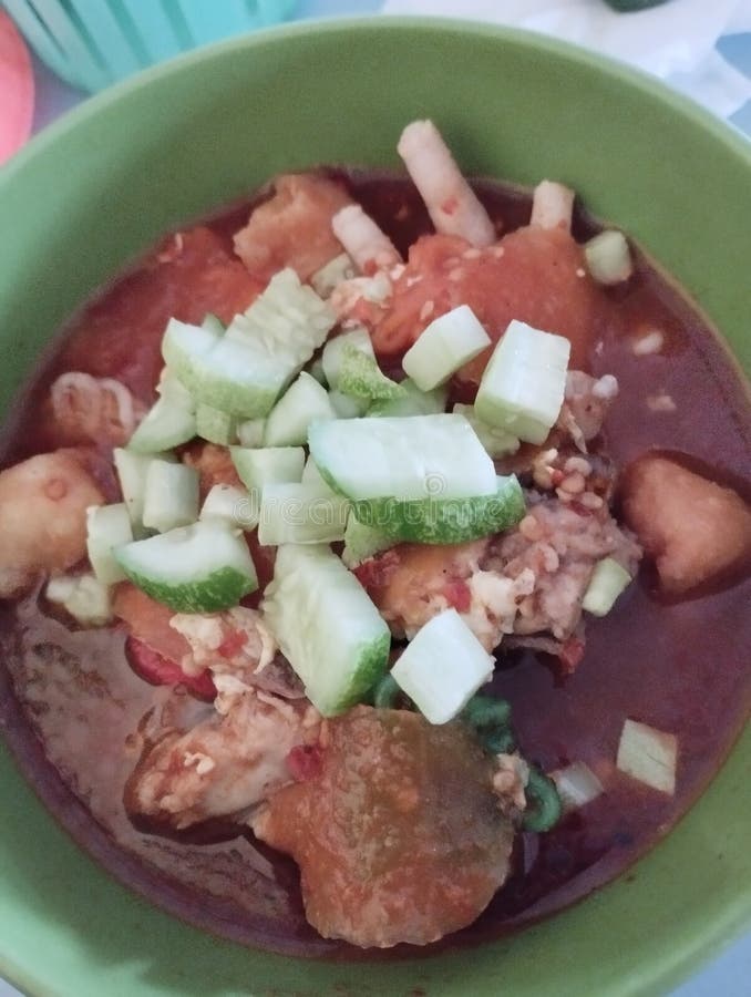 Seblak Indonesian Food that Has Many Ingredients Stock Photo - Image of ...