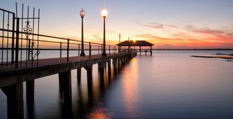 Sebring City Pier, Florida stock photo. Image of jackson - 22756142