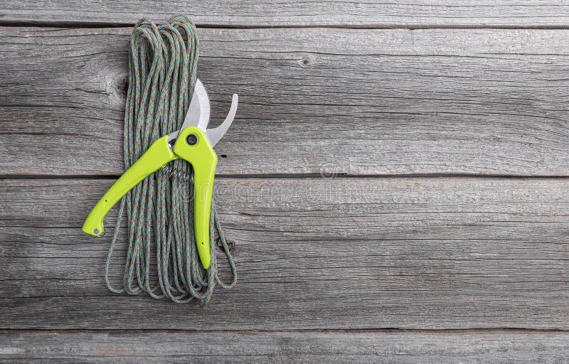 Secateurs on Wooden Boards. Stock Image - Image of garden, natural ...