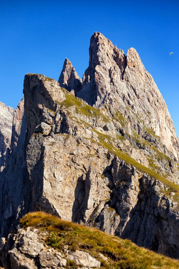 Peak Seceda landscape stock photo. Image of mountain - 79270002