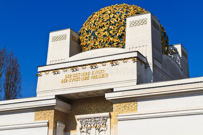 Secession Building, Vienna, Austria Stock Image - Image of buildings ...