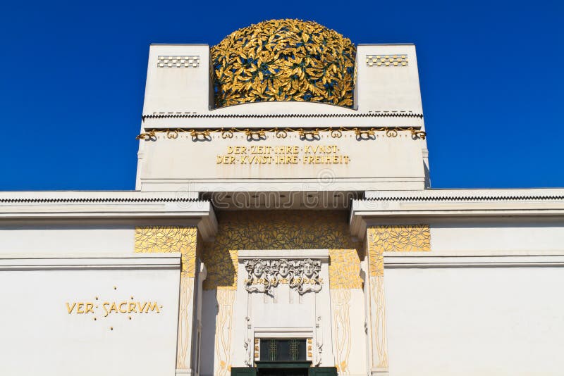Secession Building, Vienna, Austria Stock Image - Image of buildings ...