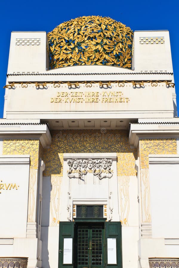 Secession, Art Nouveau in Vienna Stock Image - Image of house, viennese ...