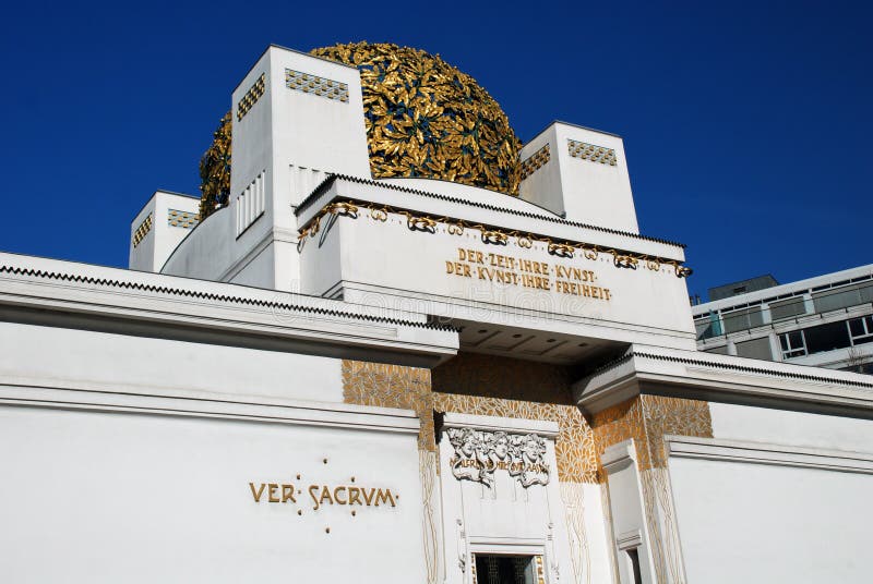 Secession Hall stock image. Image of jugendstil, leaf - 23894555