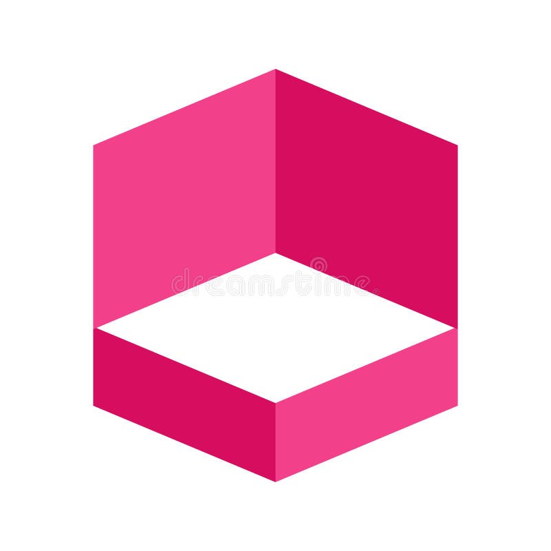 Sechseckiges Raum-Block-Symbol-Design Vektor Abbildung - Illustration ...