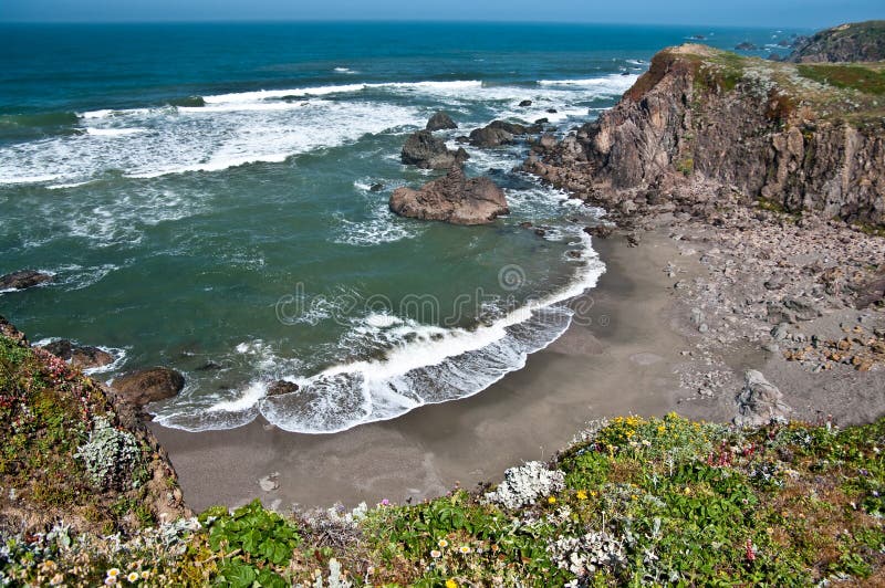 Secluded Beach stock photo. Image of cliffs, idyllic - 20124060