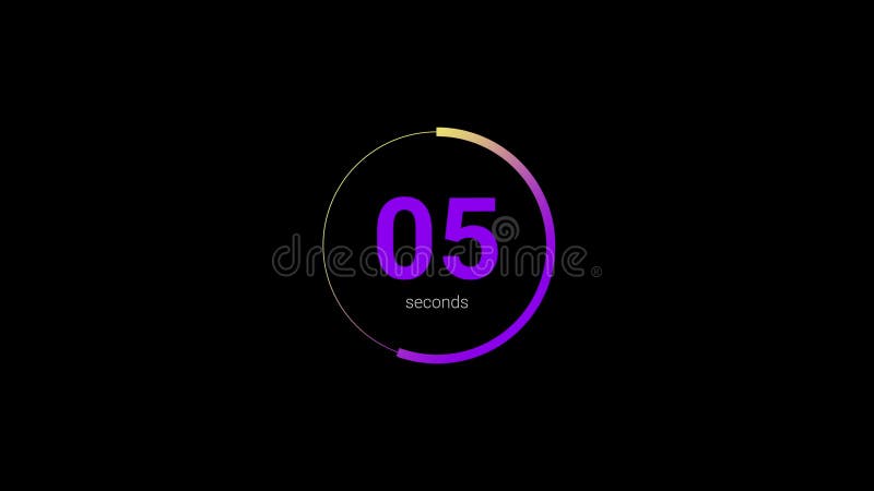 Countdown Animation from 9 To 0. Stock Video - Video of design, graphic ...