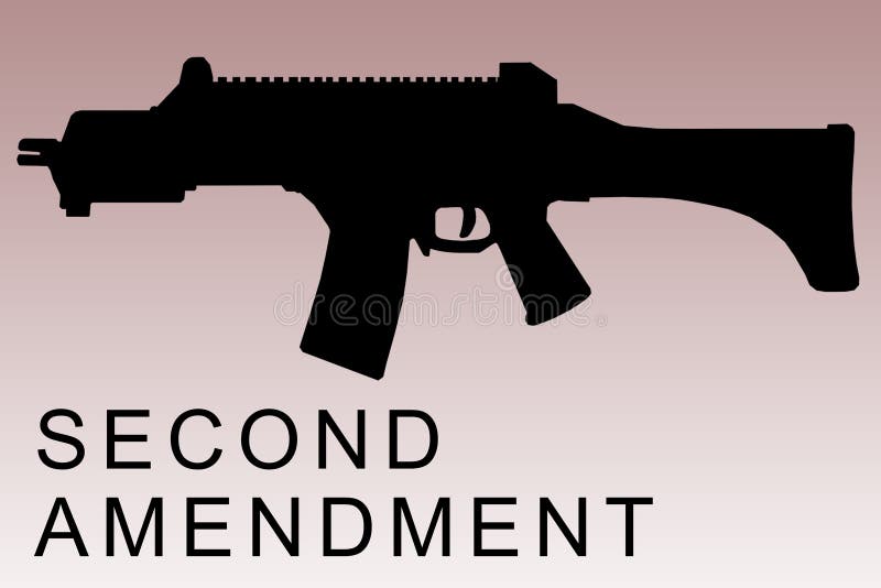 SECOND AMENDMENT concept stock illustration. Illustration of civil ...