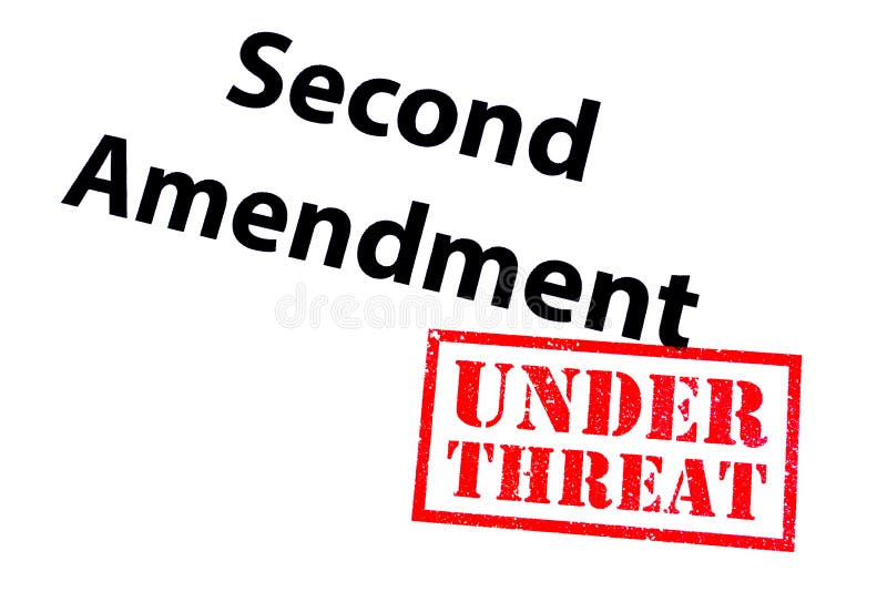 Second Amendment Under Threat Stock Image - Image of banning, politics ...