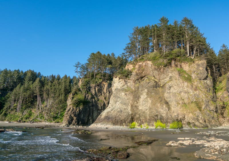 Second Beach stock photo. Image of blue, desert, clouds - 92148810