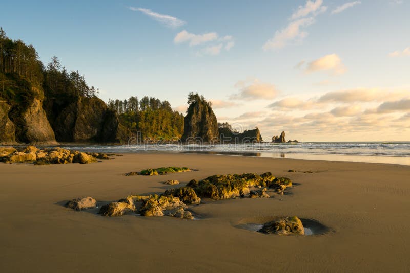 Second Beach stock image. Image of water, nature, sand - 92148971