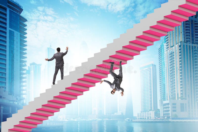 Second Career Concept with Two Businessmen Stock Image - Image of ...