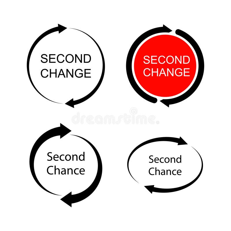 Second change icon stock illustration. Illustration of design - 324116175