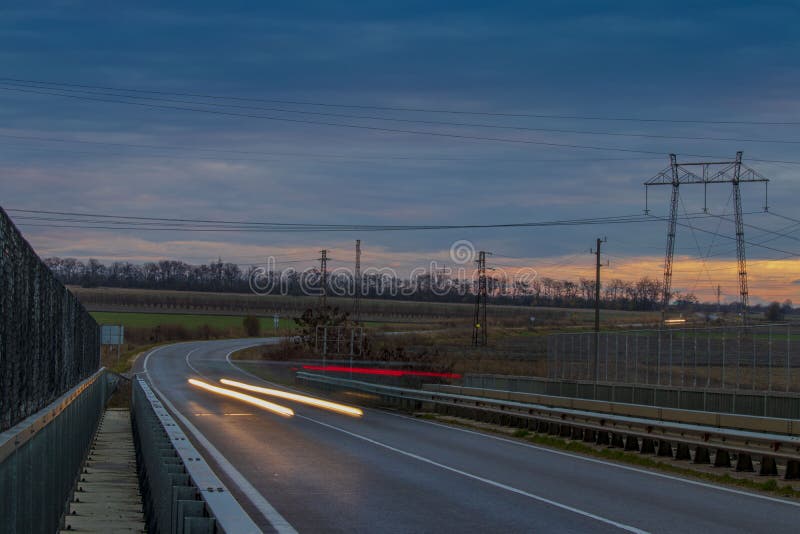 Second-class Road Passing Over the Hemus Highway Stock Photo - Image of ...