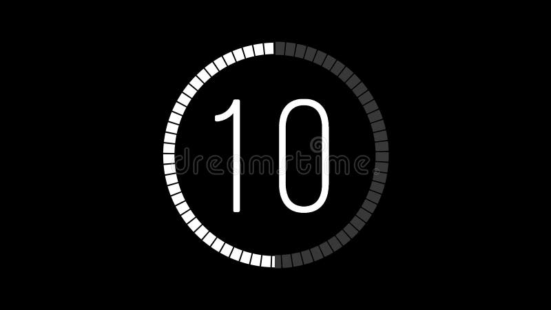 40 Second Countdown Animation Timer Stock Video - Video of page, object ...