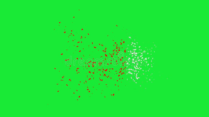 High End Animation Text with Dust Sprinkle Particle Effect on Green ...