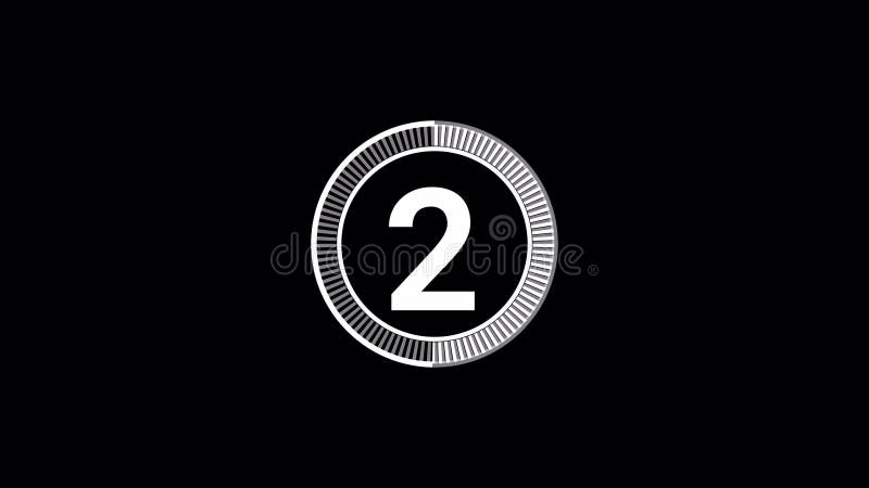 5 Second Countdown Timer Animation, from 5 To 0 on White Background. 4k VIdeo Stock Footage ...