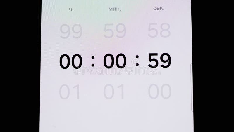 30 Second Timer Countdown on Phone Stock Video - Video of notification ...
