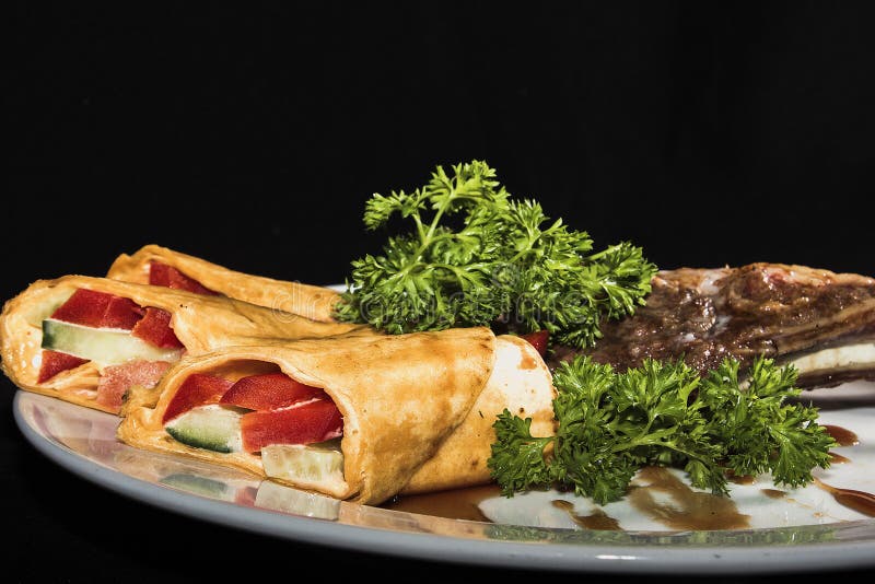 Second course stock image. Image of grill, italy, menu - 60102919