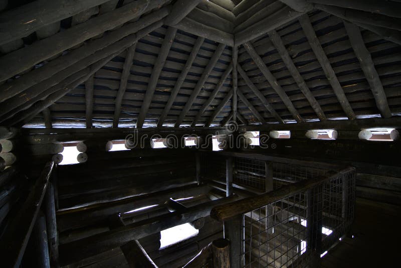 Interior of the Fort at Matthiessen State Park Illinois Stock Photo ...