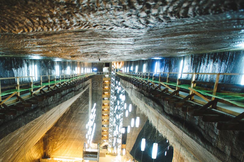Second Floor of Salt Mine stock image. Image of phenomenon - 71307743