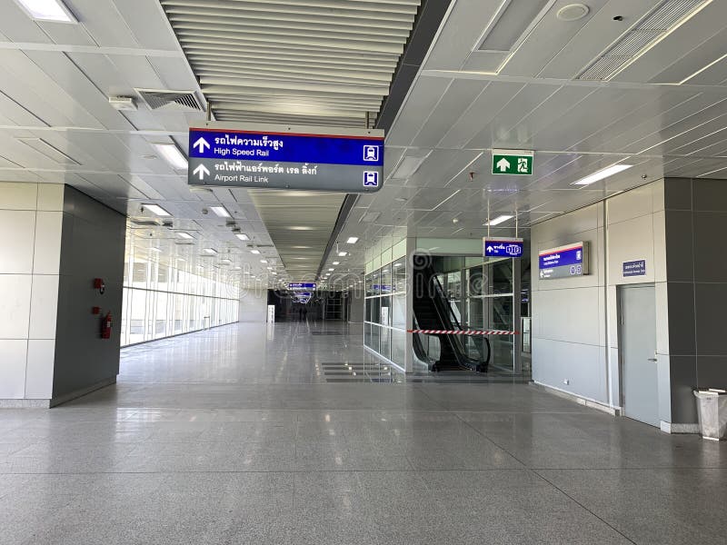 Second Floor in the Sky Train Office in Bangsue Station Bangkok ...