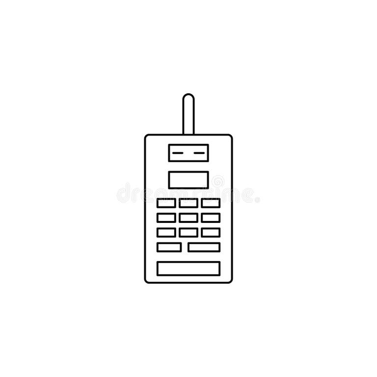 Second Generation of Mobile Phones Icon. Element of Generation Icon for ...