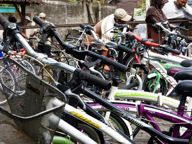 Second hand bikes editorial photo. Image of flea, sale - 70031926