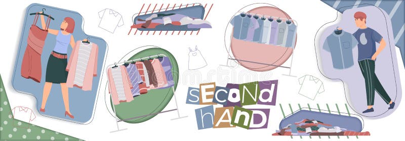 Second Hand Clothes Winter Stock Illustrations – 37 Second Hand Clothes ...