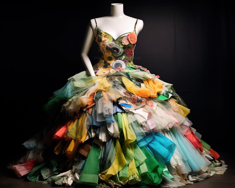 Second Hand Clothing is Eco-friendly and Uses Recycled Materials. Stock ...