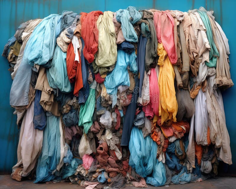 Second Hand Clothing is Eco-friendly and Uses Recycled Materials. Stock ...